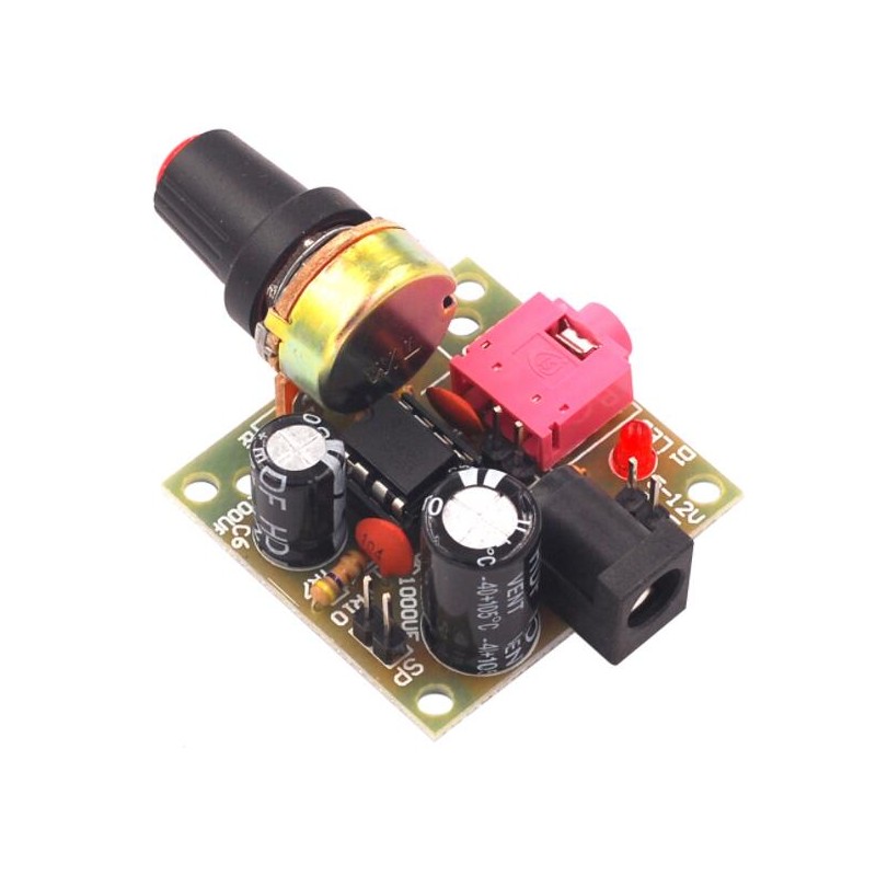 LM386 10W audio amplifier module with potentiometer (for assembly ...