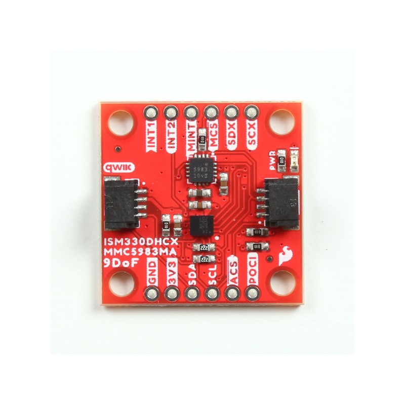Qwiic 9DoF IMU Breakout - module with ISM330DHCX and MMC5983MA sensors ...
