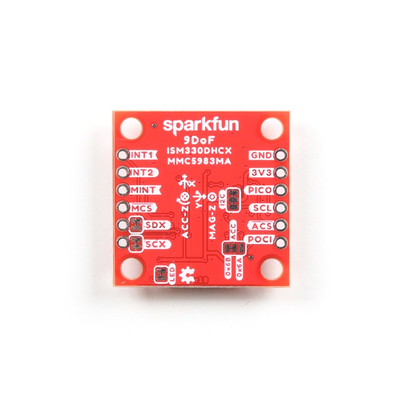 Qwiic 9DoF IMU Breakout - module with ISM330DHCX and MMC5983MA sensors ...