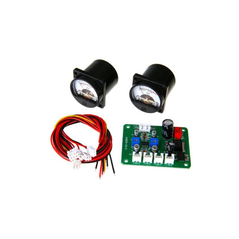 VU meter - analog audio indicator 35mm - 2 pcs. + module - Kamami on ...