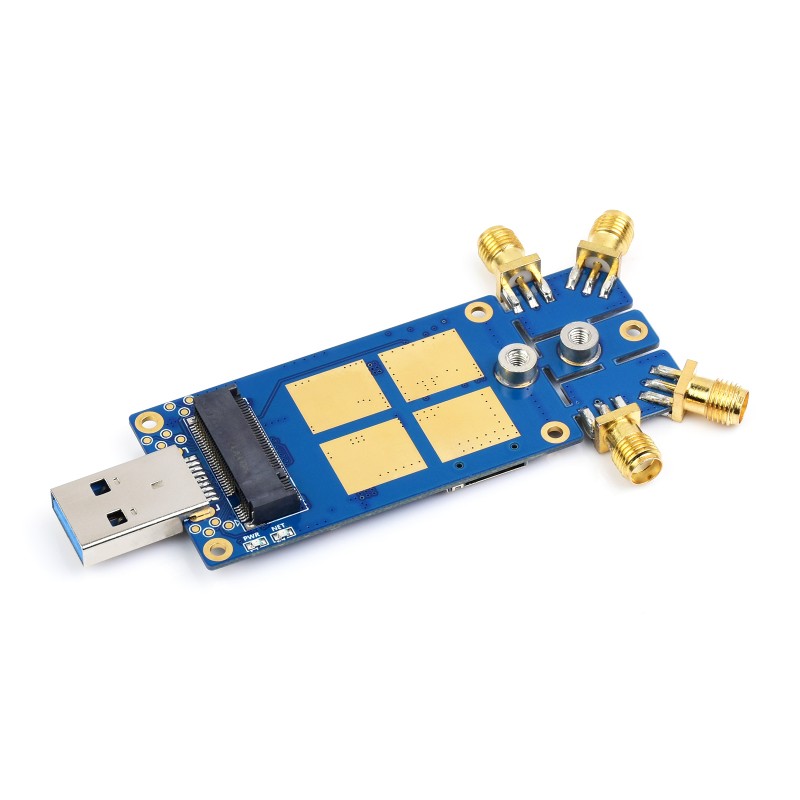 USB-to-M.2 B-Key adapter for SIMCom and Quectel 5G modules - Waveshare ...