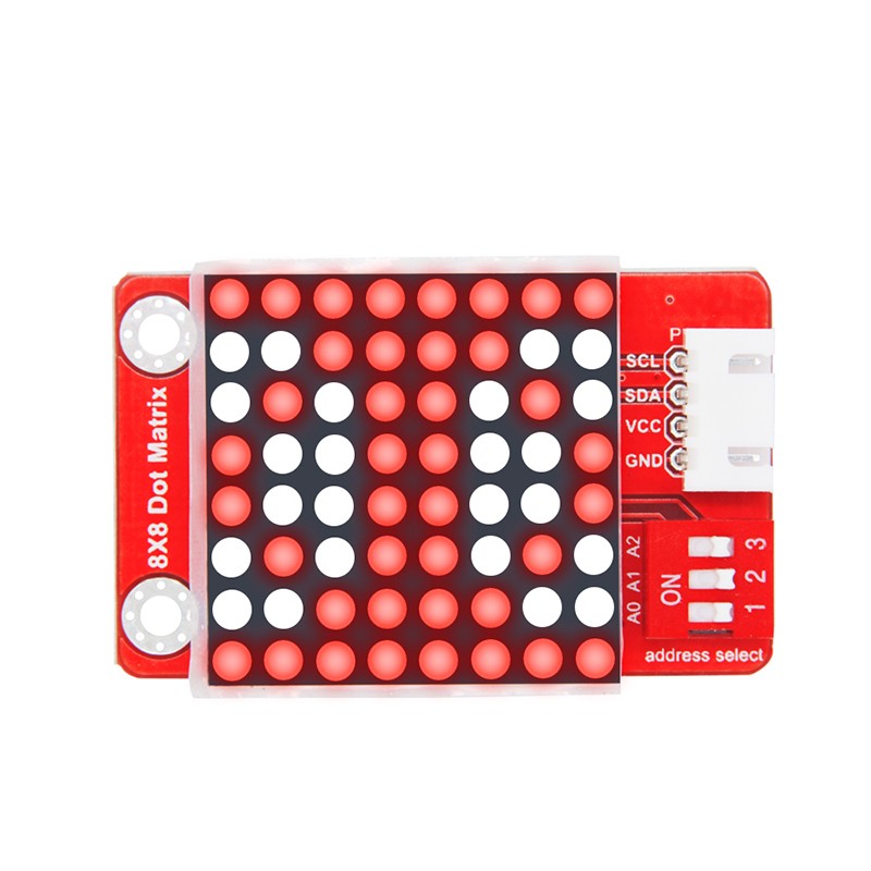 LED matrix display module 8x8 (red) - Kamami on-line store