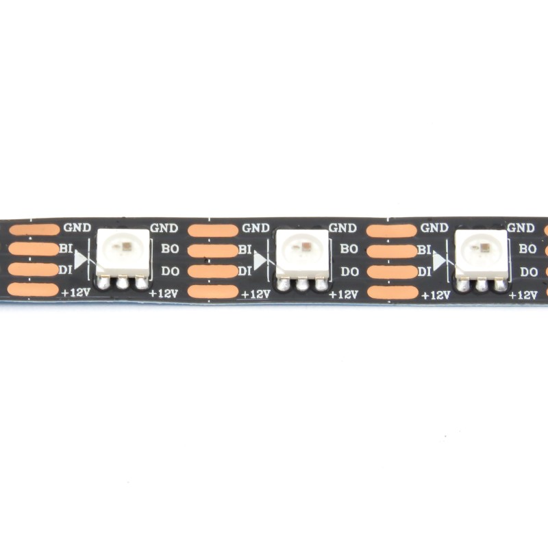Taśma LED RGB WS2815 5m (60 LED/m) czarna PCB - sklep Kamami