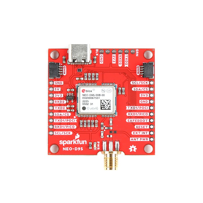 Qwiic GNSS Correction Data Receiver - module with GNSS NEO-D9S receiver ...