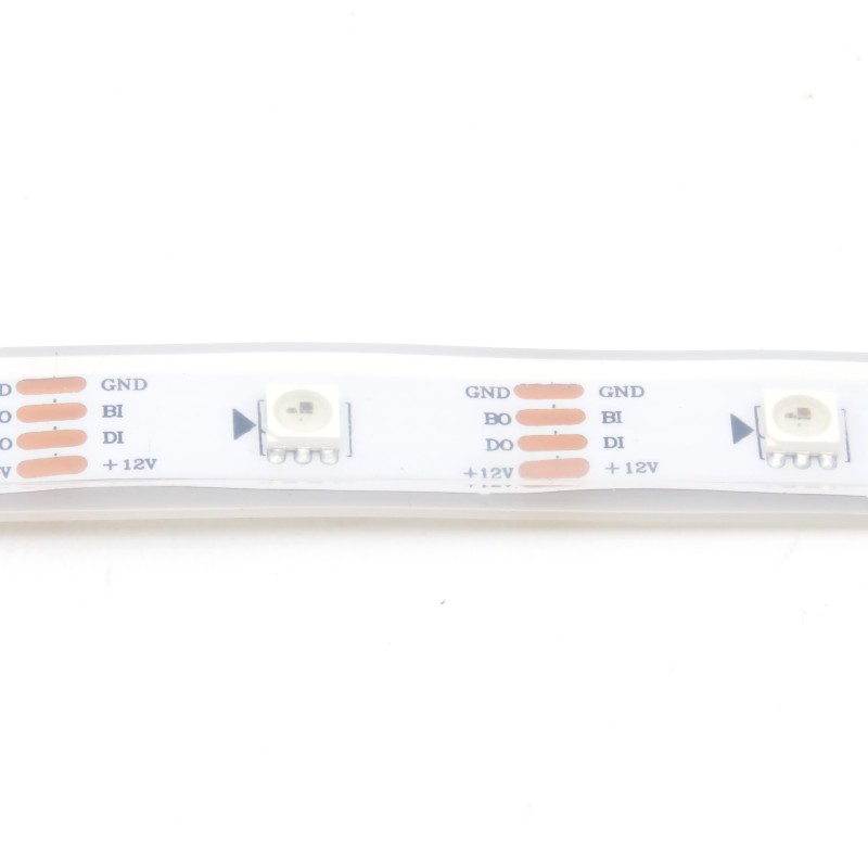 Waterproof IP67 RGB LED strip WS2815 1m (30 LED/m) white PCB - Kamami ...