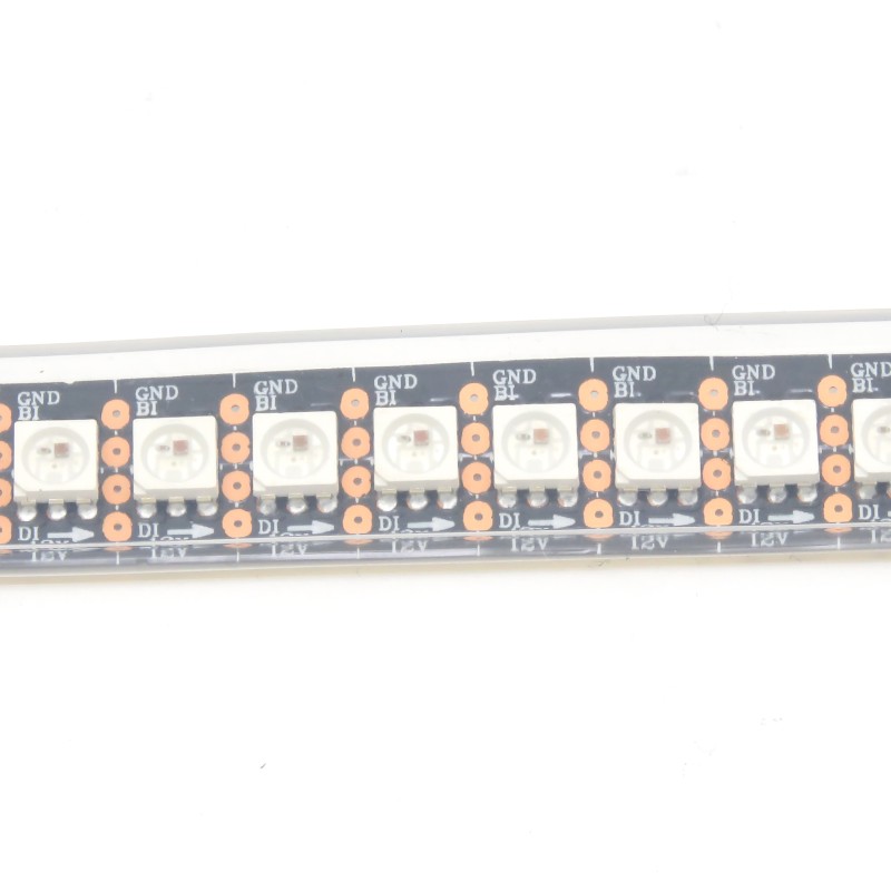 Taśma LED wodoodporna IP67 RGB WS2815 1m (144 LED/m) czarna PCB - sklep ...