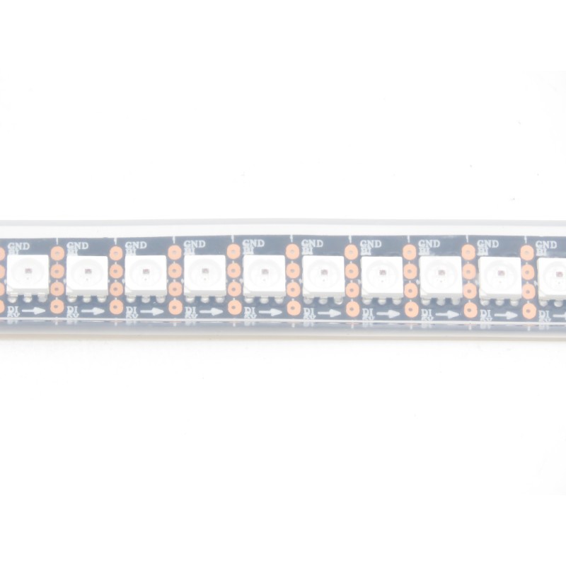 Taśma LED wodoodporna IP67 RGB WS2813 1m (144 LED/m) czarna PCB - sklep ...