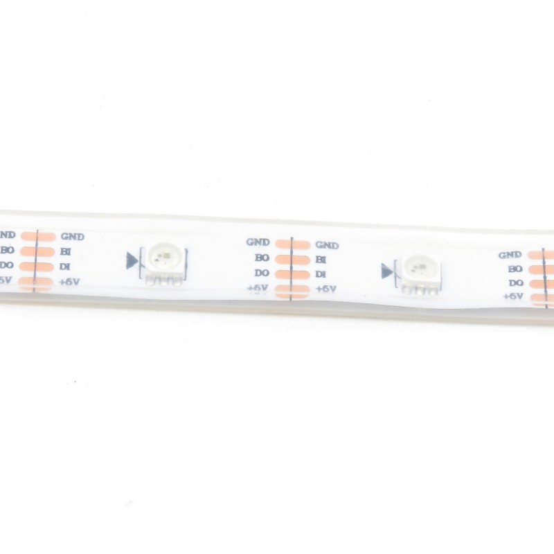 Waterproof RGB LED strip WS2813 1m (30 LED/m) white PCB - Kamami on ...