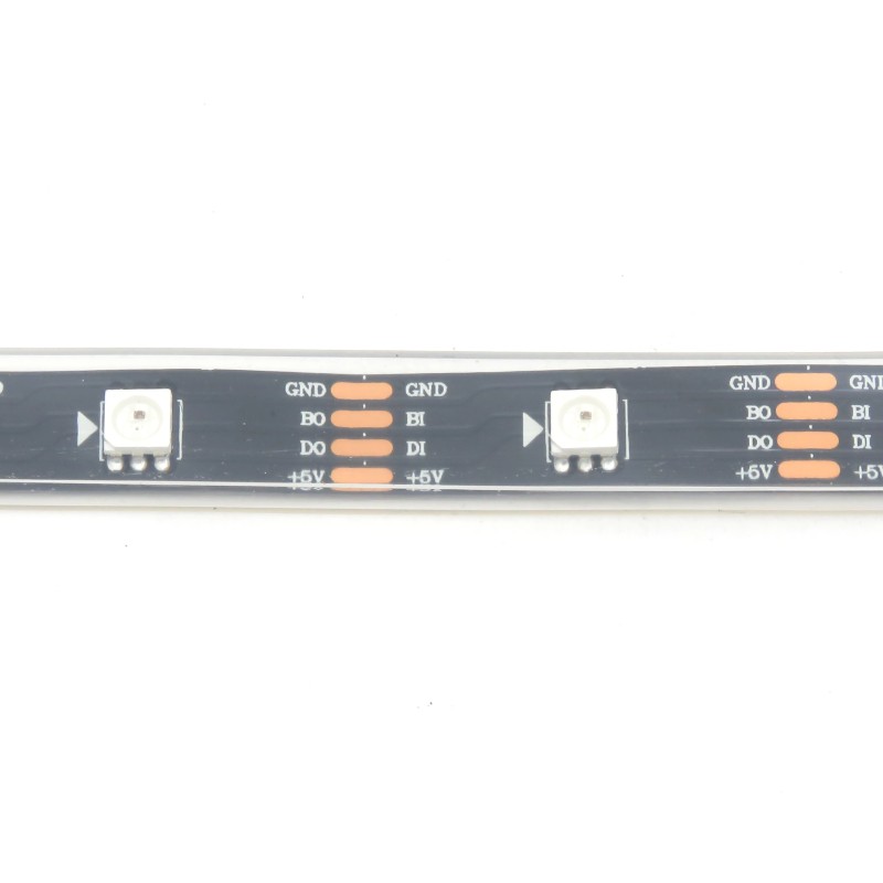 Waterproof IP67 RGB LED strip WS2813 5m (30 LED/m) black PCB - Kamami ...