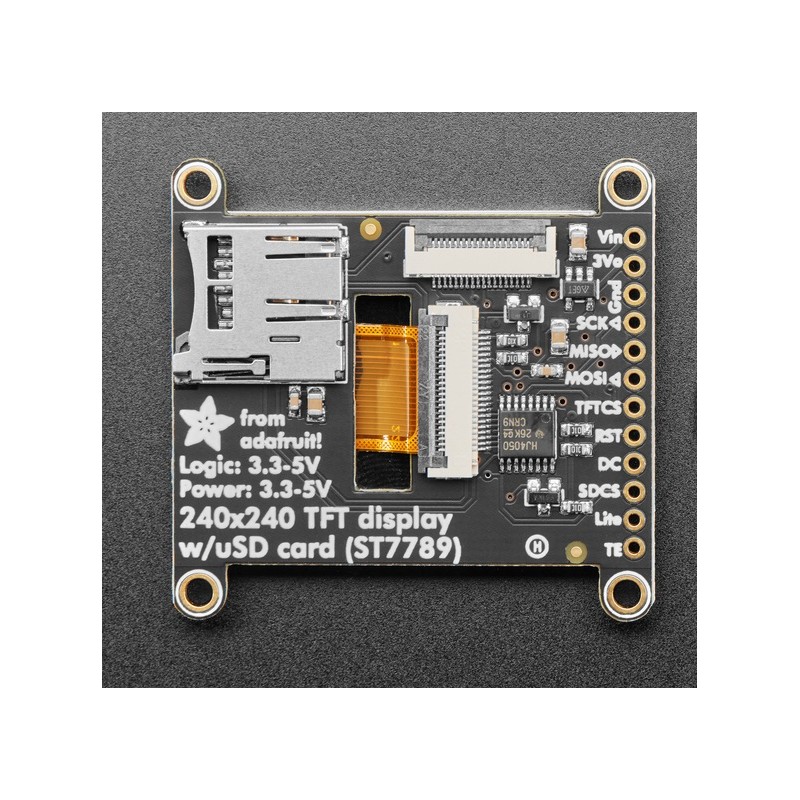 1.54" 240x240 Wide Angle TFT LCD - module with 1.54" 240x240 TFT LCD ...