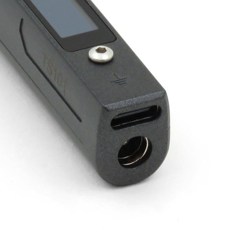 MiniWare TS101 - portable 65W digital soldering iron with display, BC2 ...