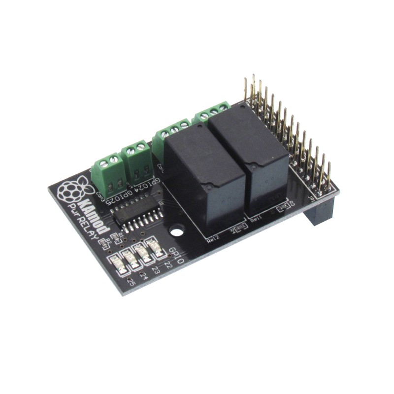 KAmodRPi PwrRELAY - relay output module for Raspberry Pi Raspberry Pi 4B/3B+/3/2/+ - Kamami on ...