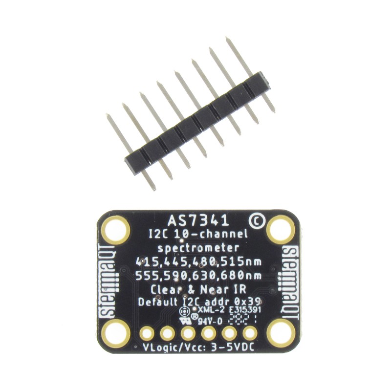 STEMMA QT AS7341 10-Channel Light/Color Sensor - module with AS7341 10 ...