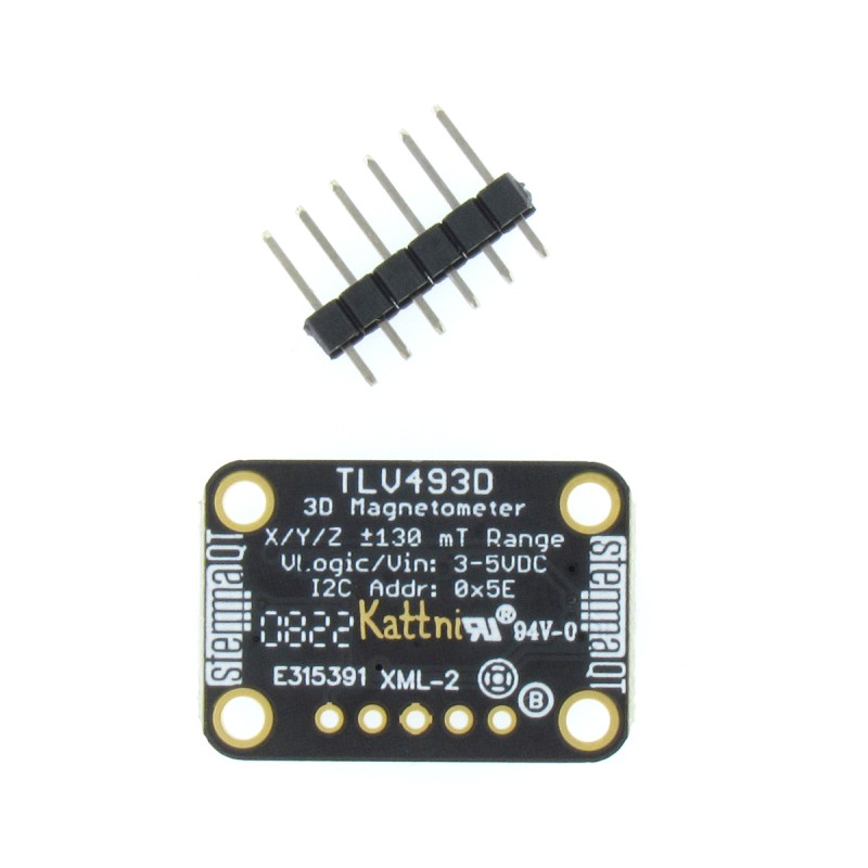 STEMMA QT TLV493D Triple-Axis Magnetometer - moduł z 3-osiowym ...