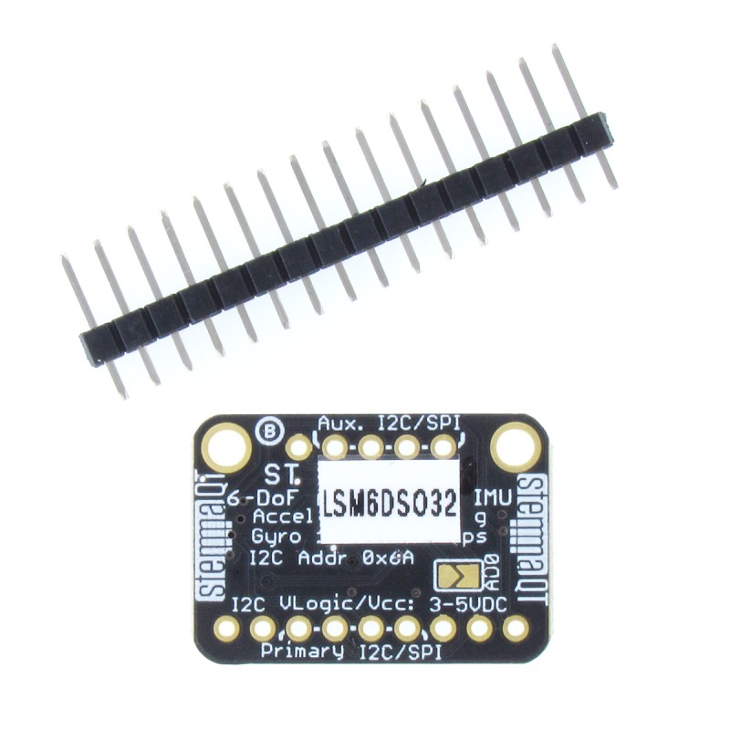 STEMMA QT LSM6DSO32 6 DoF - 6 DoF module with accelerometer and ...