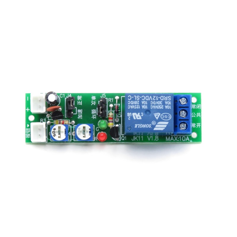 12V relay module with timer - Kamami on-line store