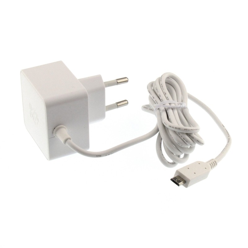 Oficjalny zasilacz do Raspberry Pi 5V 2,5A microUSB (EU) - sklep Kamami