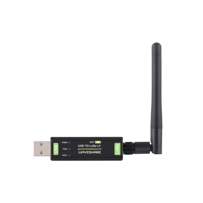 Moduł USB-TO-LoRa-LF LoRa 433MHz z interfejsem USB - Waveshare 24513 ...