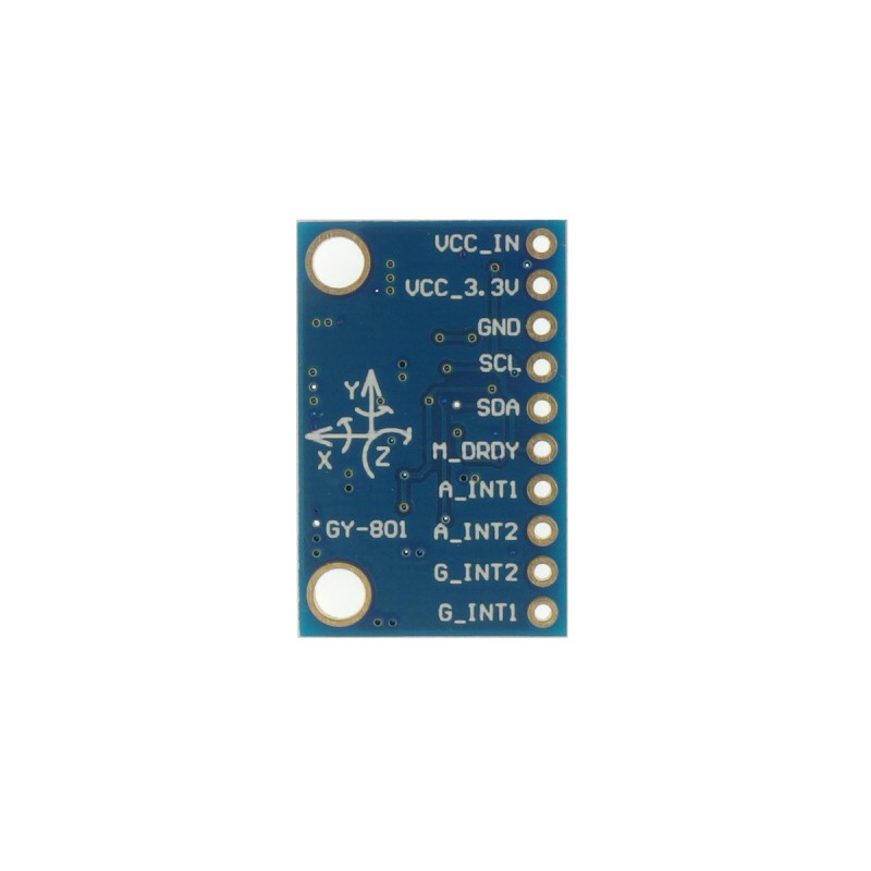 modGY-801 - IMD 9DOF module with accelerometer, gyroscope, magnetometer ...