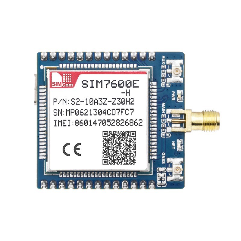 SIM7600E-H 4G Module (B) - moduł GNSS 4G LTE Cat-4 z anteną SMA - sklep ...
