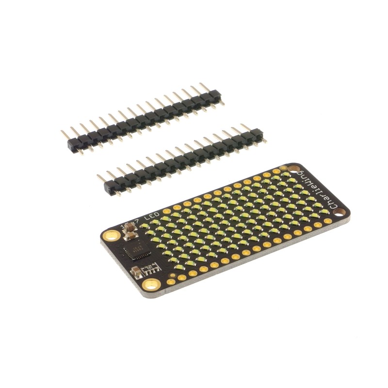 15x7 CharliePlex LED Matrix Display FeatherWing - COOL WHITE - Kamami ...