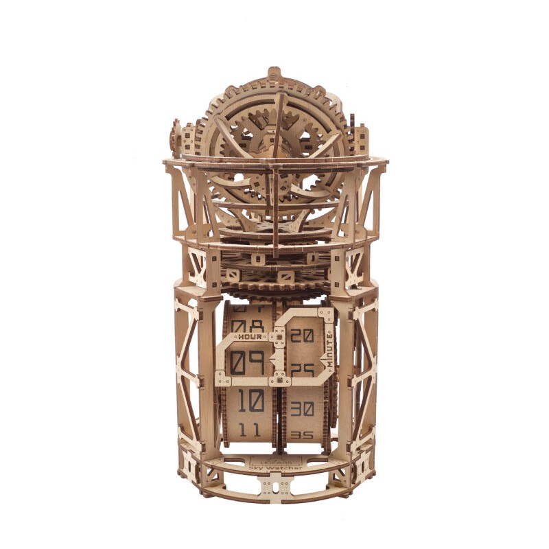 UGears Sky Watcher Tourbillon - table clock mechanical model kit ...