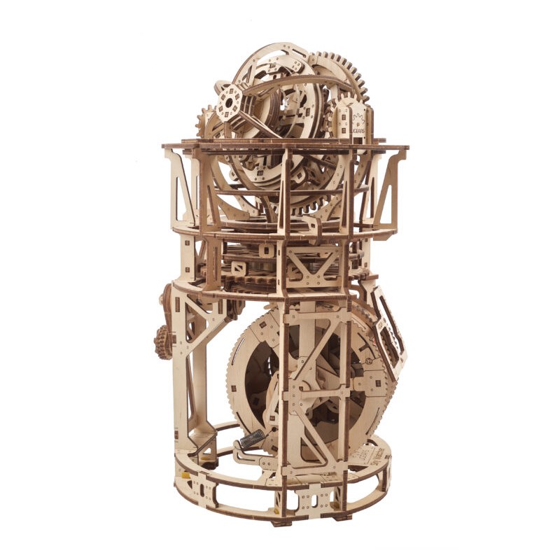 UGears Sky Watcher Tourbillon - table clock mechanical model kit ...