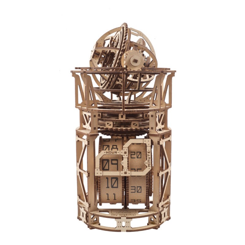 UGears Sky Watcher Tourbillon - table clock mechanical model kit ...