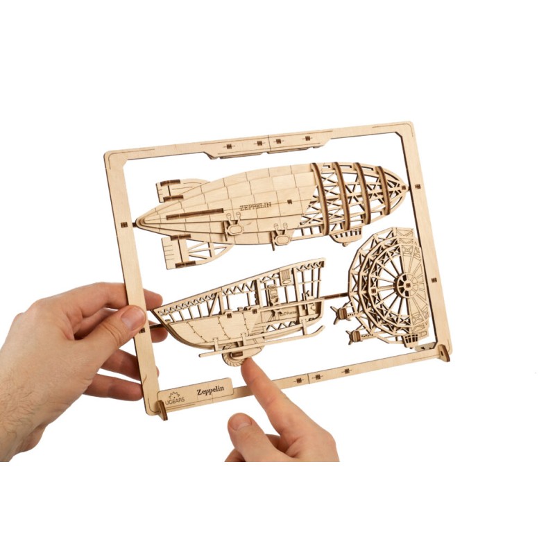 UGears Zeppelin - Puzzle 2,5D - sklep Kamami