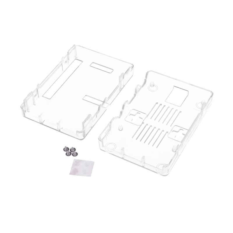 Obudowa do Raspberry Pi 3/2/B+ przezroczysta na zatrzaski - sklep Kamami