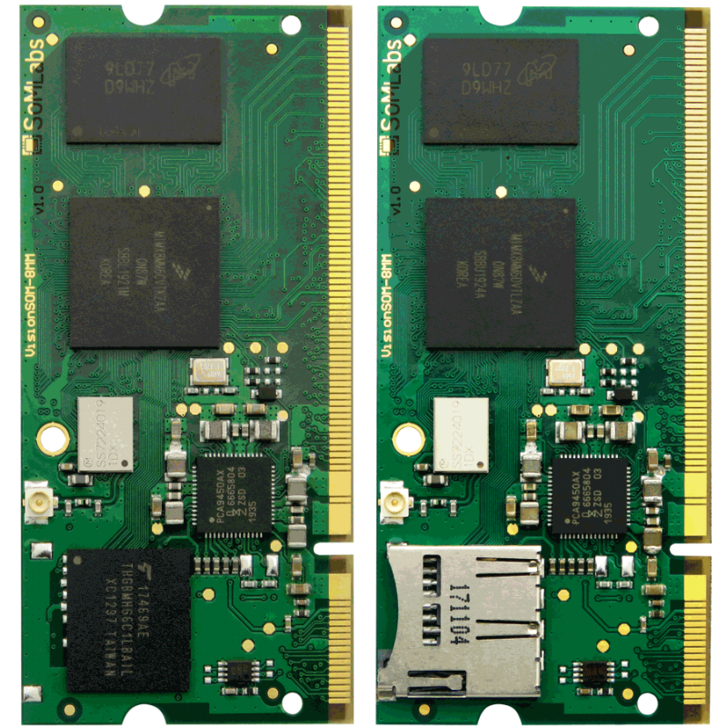 VisionSOM-8Mmini - SOM module with i.MX 8M mini 1.6GHz processor, 1GB ...