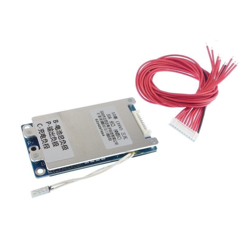 Moduł BMS do akumulatorów Li-Ion 10S, 30A - sklep Kamami