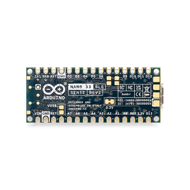 Arduino Nano 33 BLE Sense Rev2 - ABX00069 - Kamami on-line store