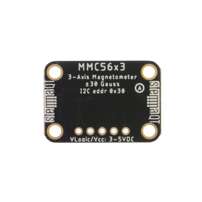 STEMMA QT Triple-axis Magnetometer - a module with a 3-axis MMC5603 ...