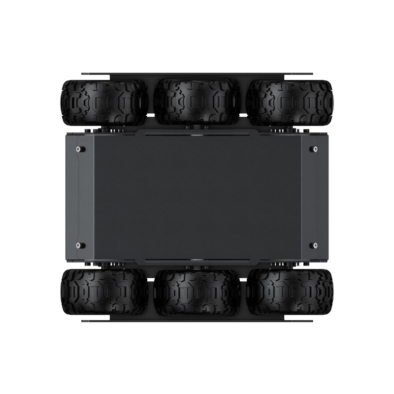 UGV02 6-wheeled robot chassis with ESP32 controller - Waveshare 25077 ...