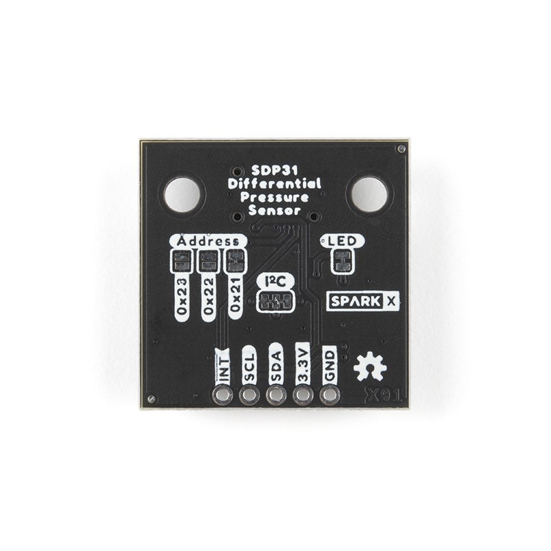 Qwiic SparkX Differential Pressure Sensor - module with SDP31 ...