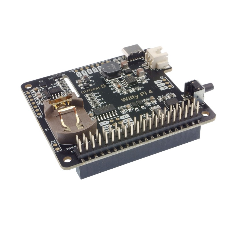 Witty Pi 4 HAT - Power management module with RTC clock for Raspberry ...