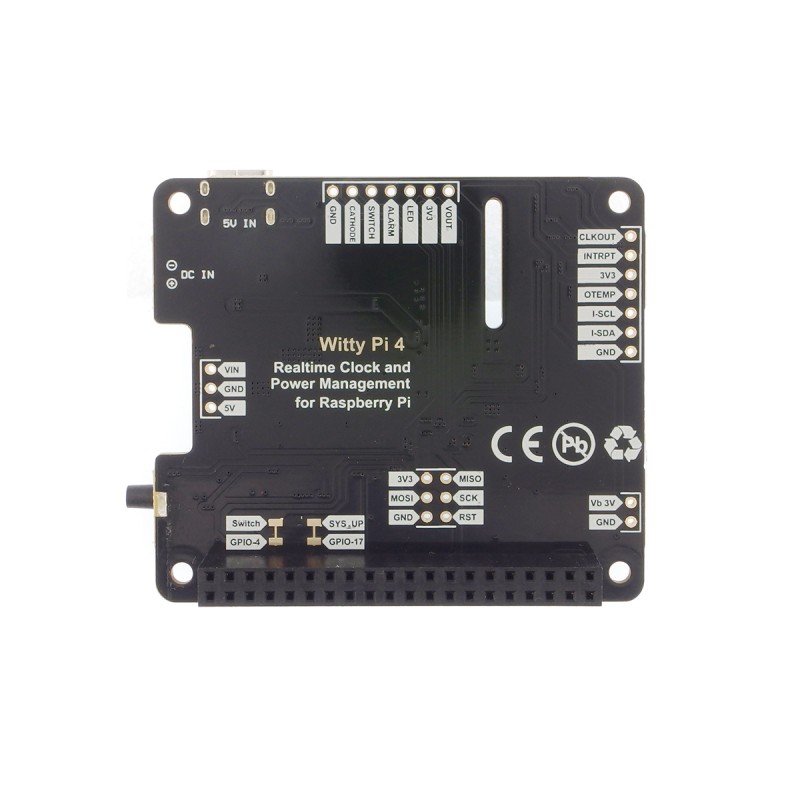 Witty Pi 4 HAT - Power management module with RTC clock for Raspberry Pi - Kamami on-line store
