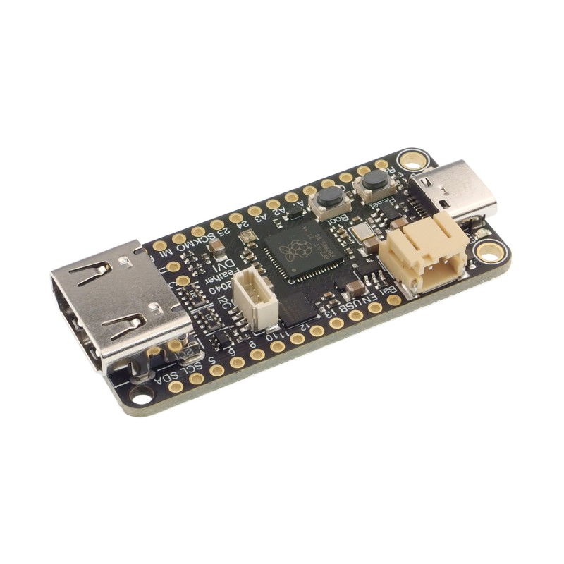 Feather RP2040 with DVI - board with RP2040 microcontroller and HDMI ...