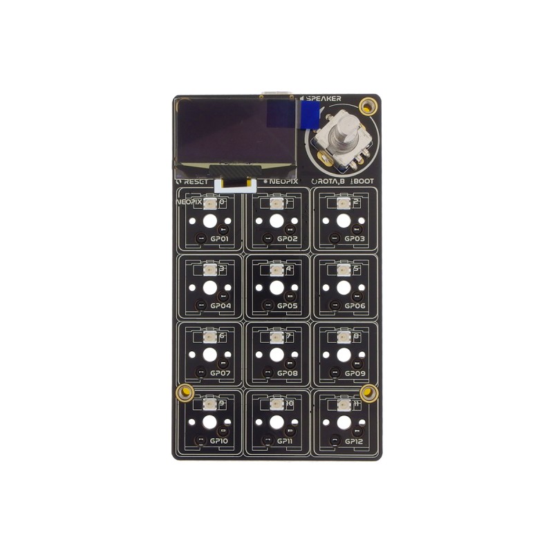 MACROPAD RP2040 Bare Bones - keyboard module with LED backlight ...