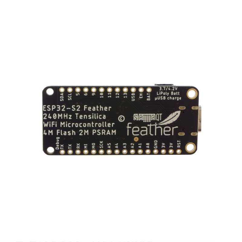 ESP32-S2 Feather with BME280 Sensor - WiFi module with ESP32-S2 system and BME280 sensor ...