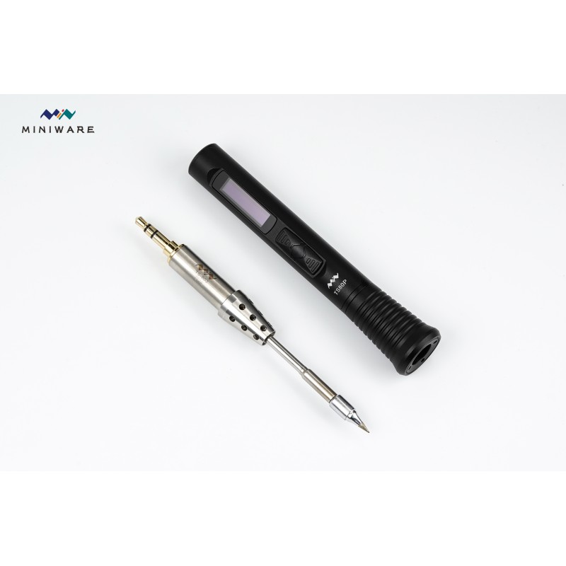 MiniWare TS80P - portable digital 30W soldering iron with display ...