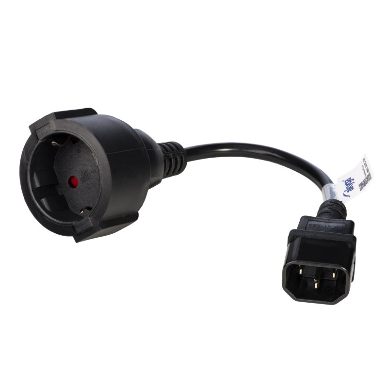 Adapter zasilający Akyga AK-PC-10A CCA CEE 7/4 / IEC C14 15 cm - sklep Kamami