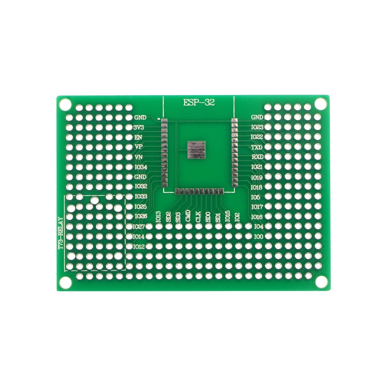 Universal PCB for ESP-12E/F, ESP32S modules - Kamami on-line store