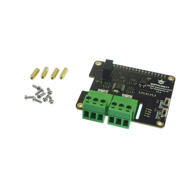 Dual-channel RS485 Expansion Hat - 2-channel RS485 converter for Raspberry Pi - Kamami on-line store