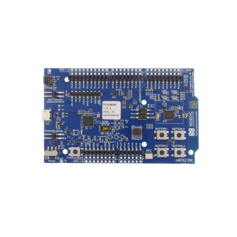 Nordic nRF52-DK - development board with Bluetooth and 2.4 GHz ...
