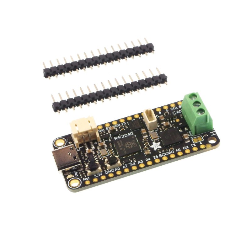 RP2040 CAN Bus Feather - board with RP2040 microcontroller and CAN ...
