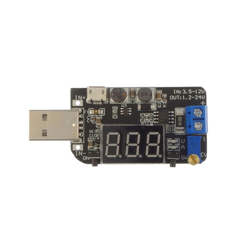 USB Step-Up Converter Module 0.5-30V 15W - Kamami on-line store