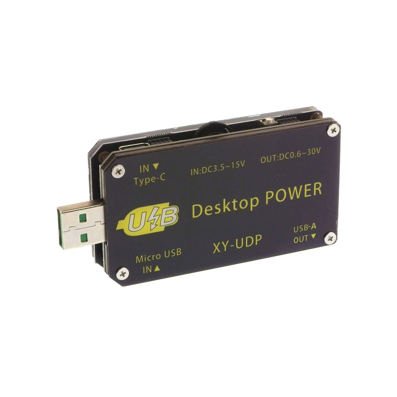 USB Step-Up converter module 0.5-30V 15W, in a housing - Kamami on-line store