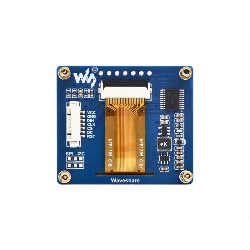 1.54" 128x64 blue OLED display module (B) - Waveshare 25513 - Kamami on-line store